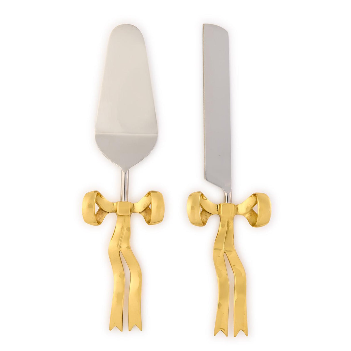 Gold Bow Appetit Cake Server Set – Accents Home & Gifts